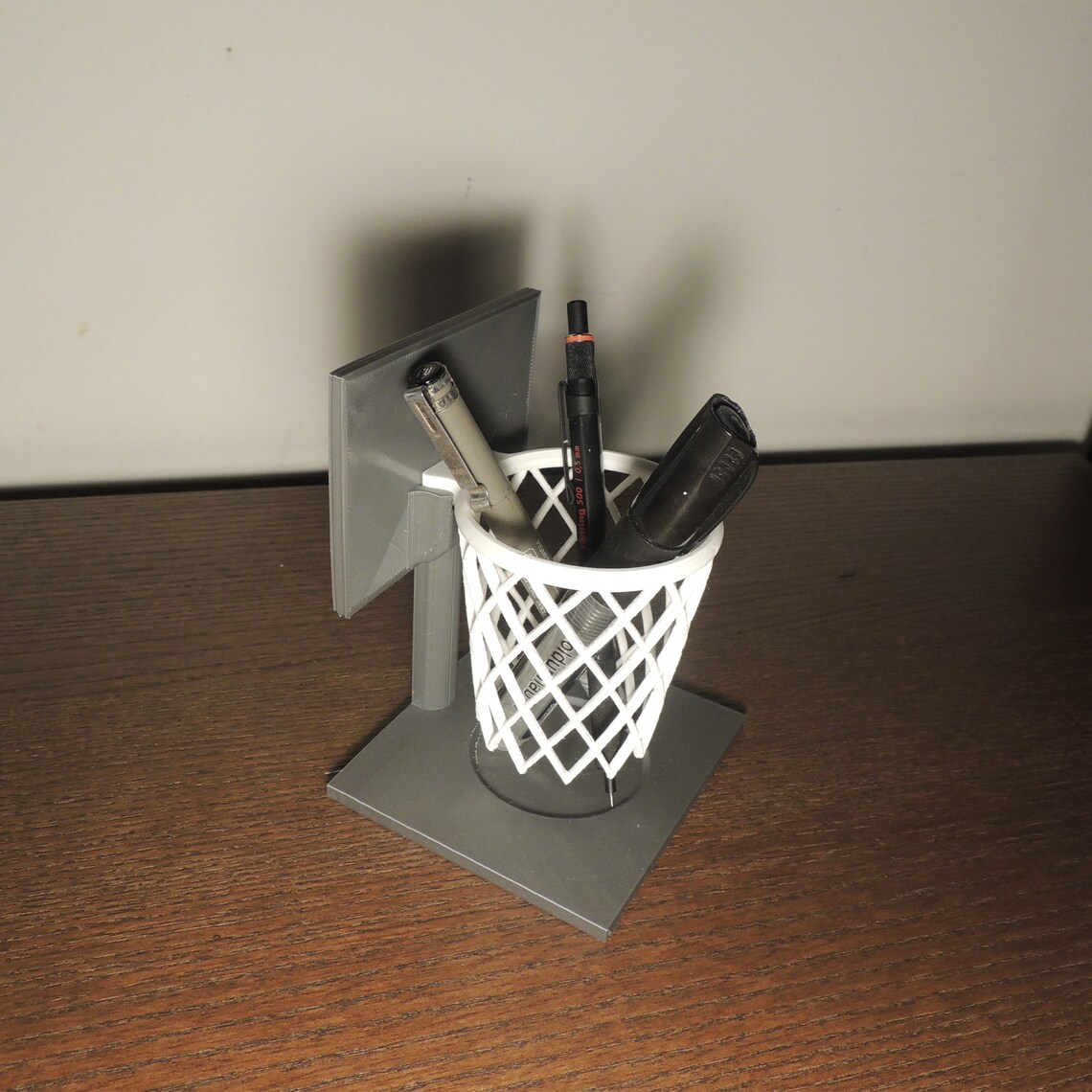 Basketball Hoop & Pen Cup Challenge Pen Holder / Made From Organic PLA ...
