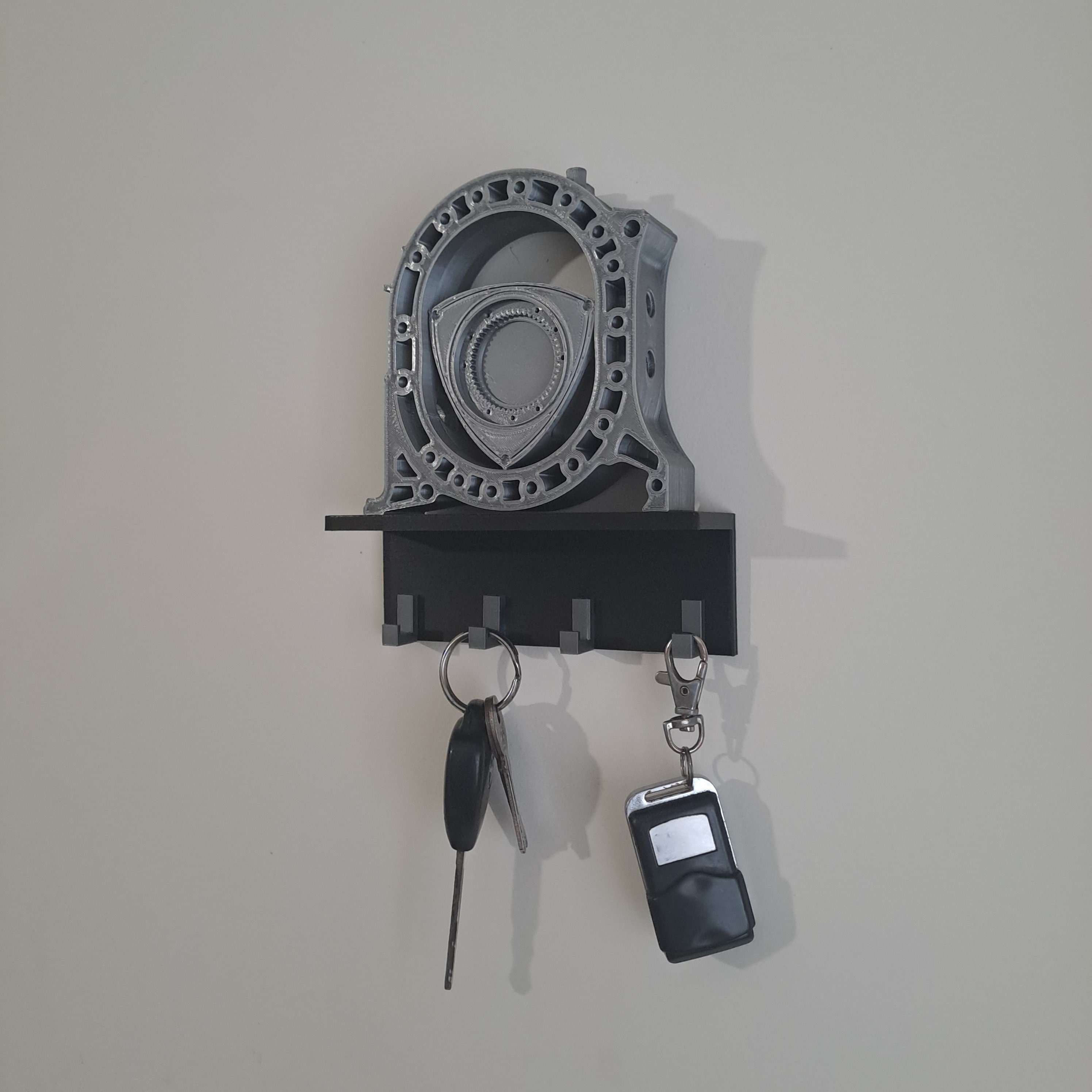 Wankell Rotary Engine Key Holder / Made From Organic PLA Plastic / 3D ...