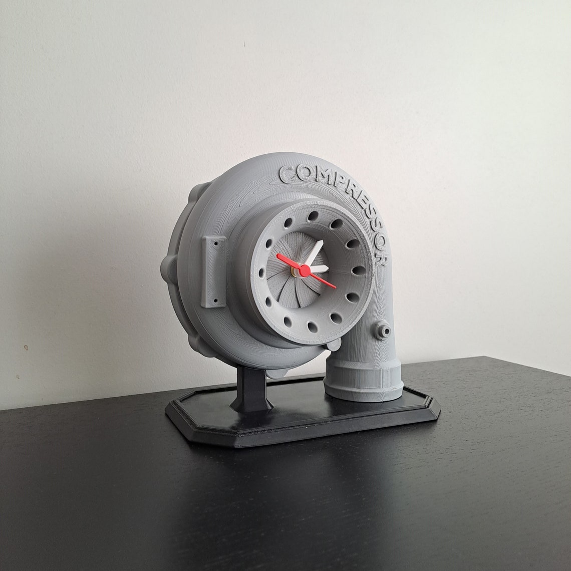 3D Printed Turbocharger Clock: A Fusion of Art and Precision ...