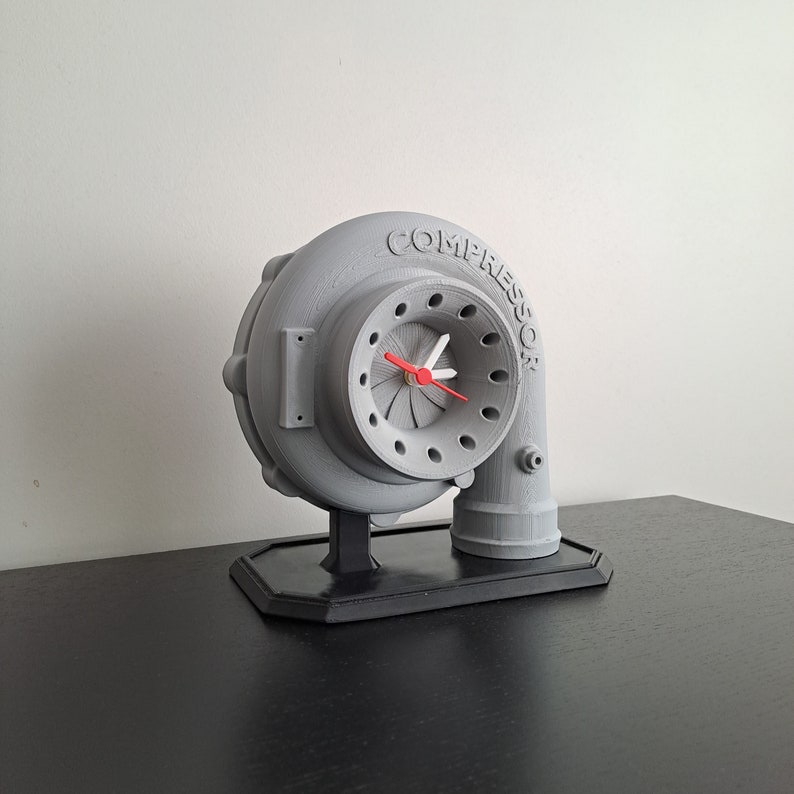 3D Printed Turbocharger Clock: A Fusion of Art and Precision ...
