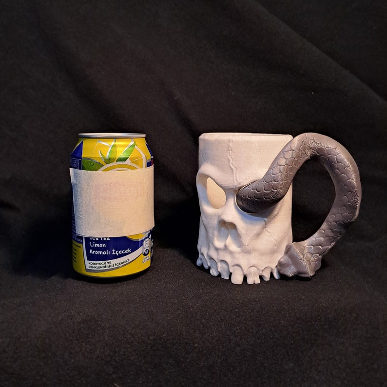 Hide Your Drink and Show Your Style: Granite Skull-shaped Cup With ...