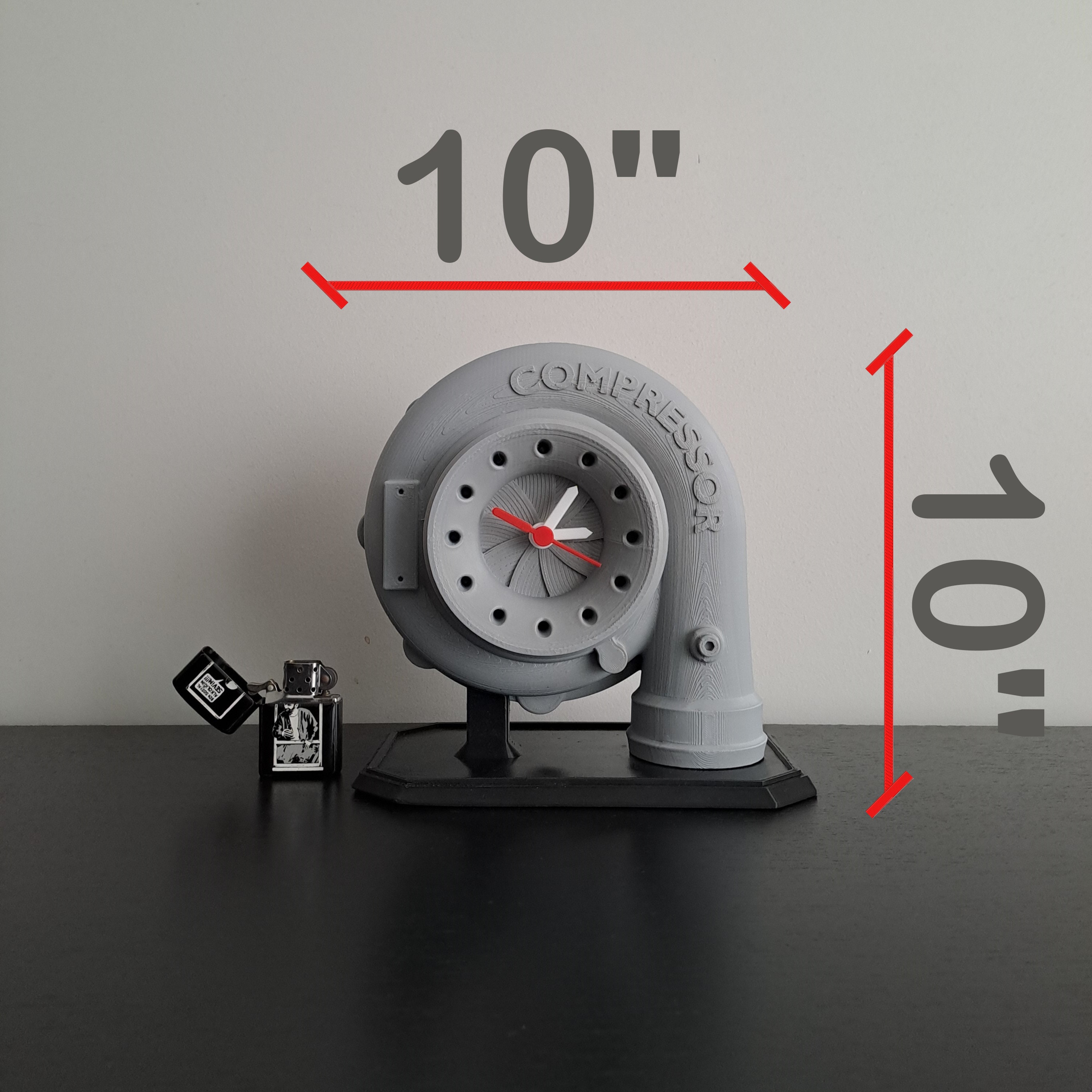 3D Printed Turbocharger Clock: A Fusion of Art and Precision ...