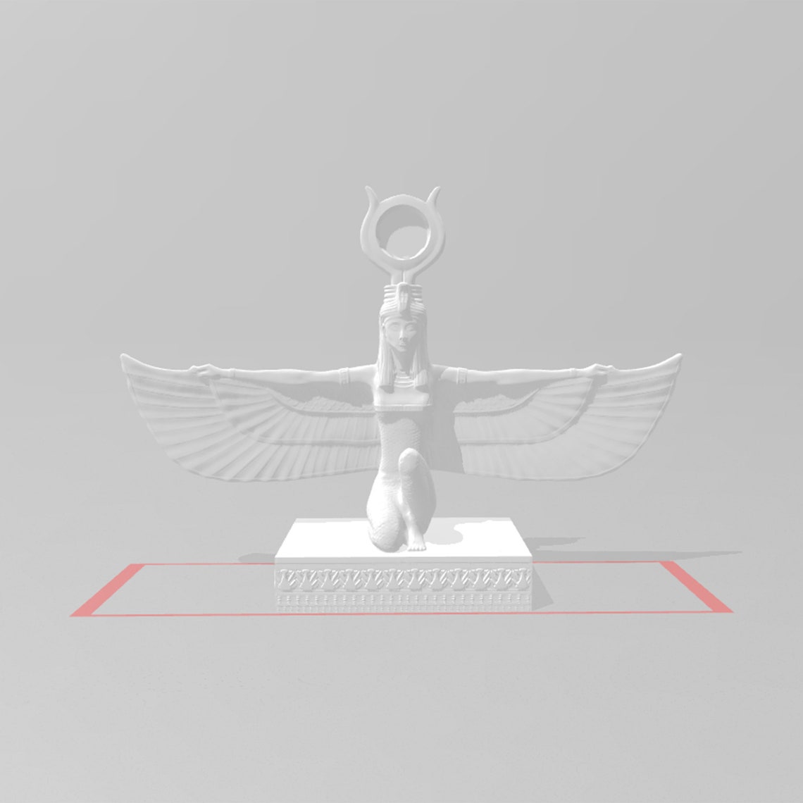 Egypt ISIS Sculpture Clock Stl File - 3D Print File - Etsy