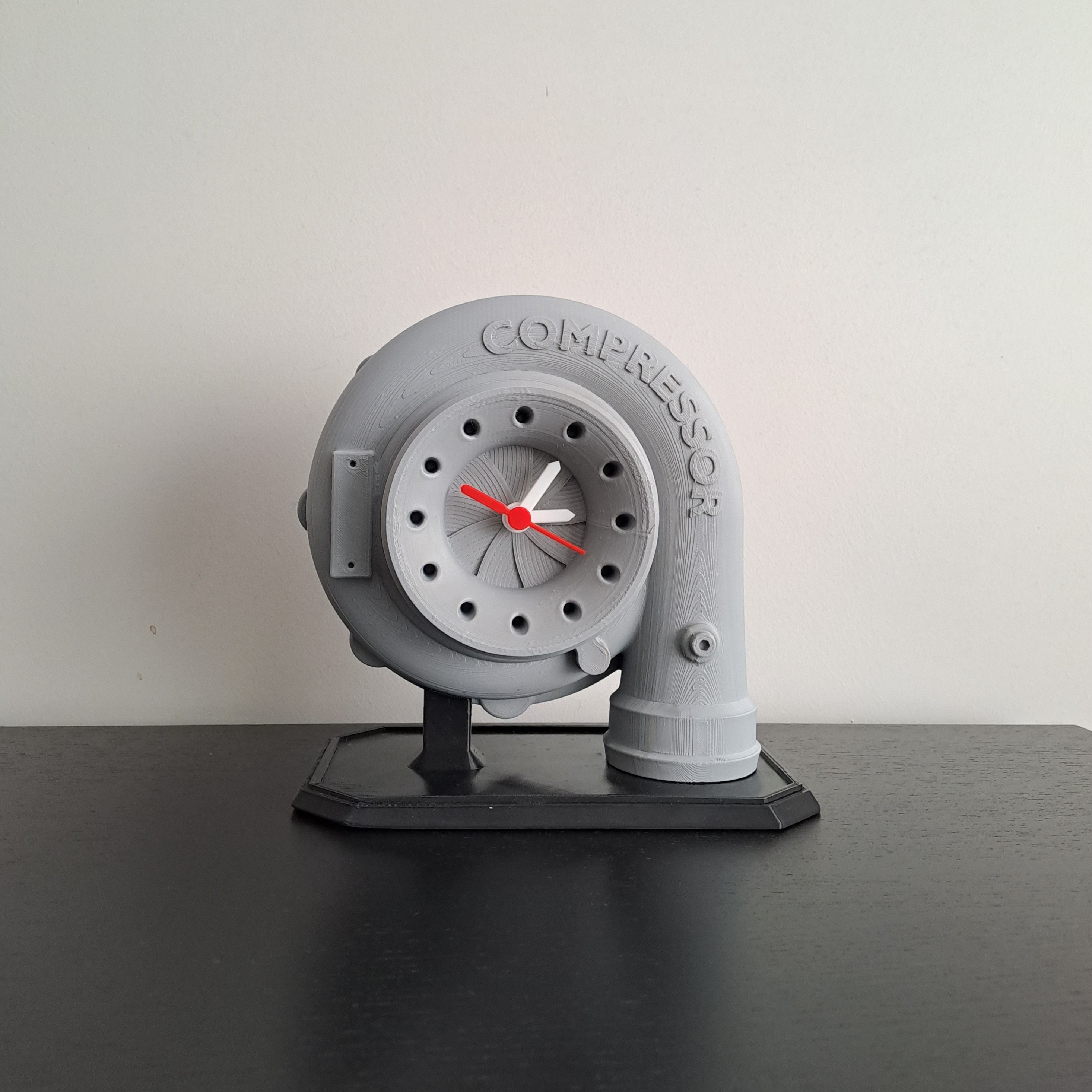 3D Printed Turbocharger Clock: A Fusion of Art and Precision ...