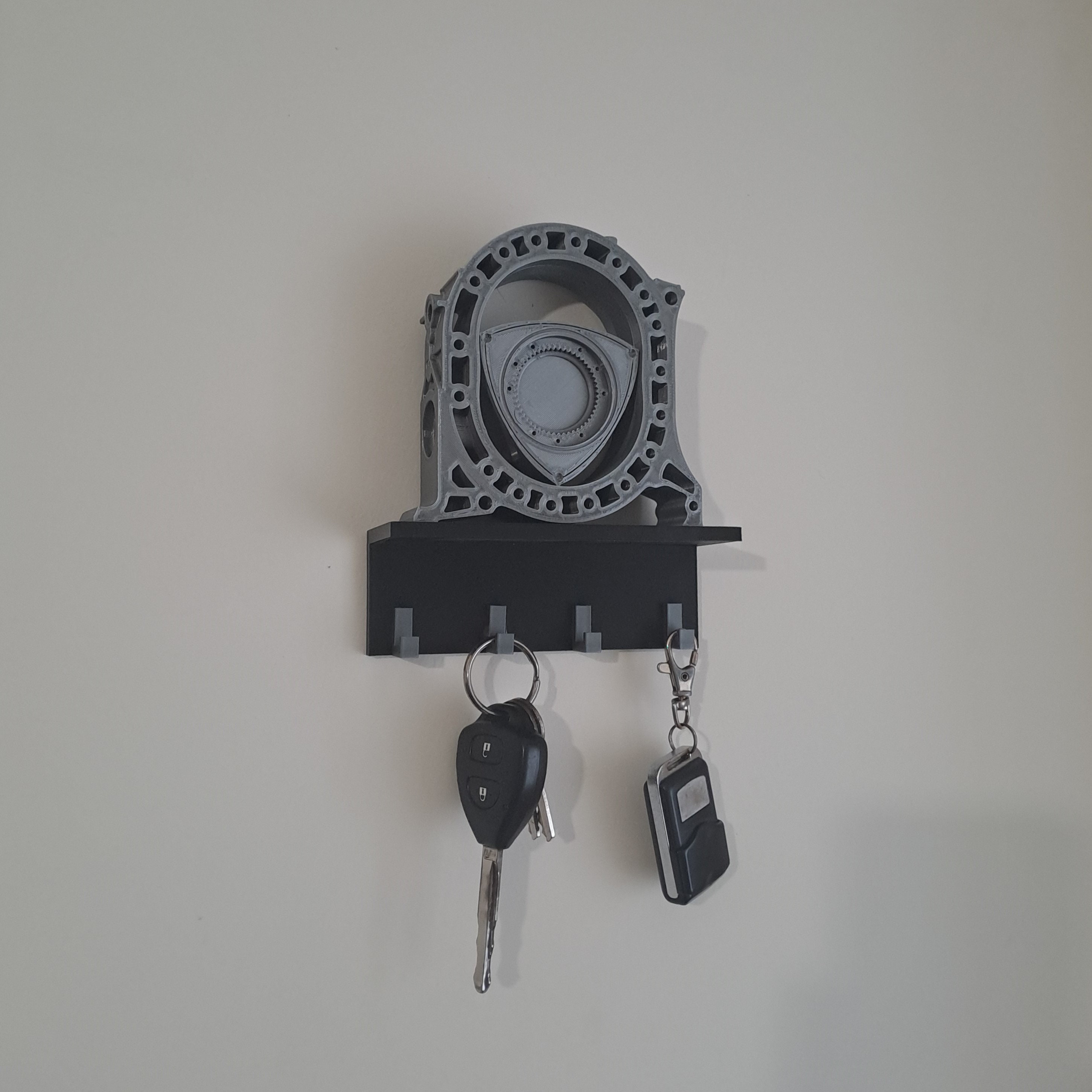 Wankell Rotary Engine Key Holder / Made From Organic PLA Plastic / 3D ...