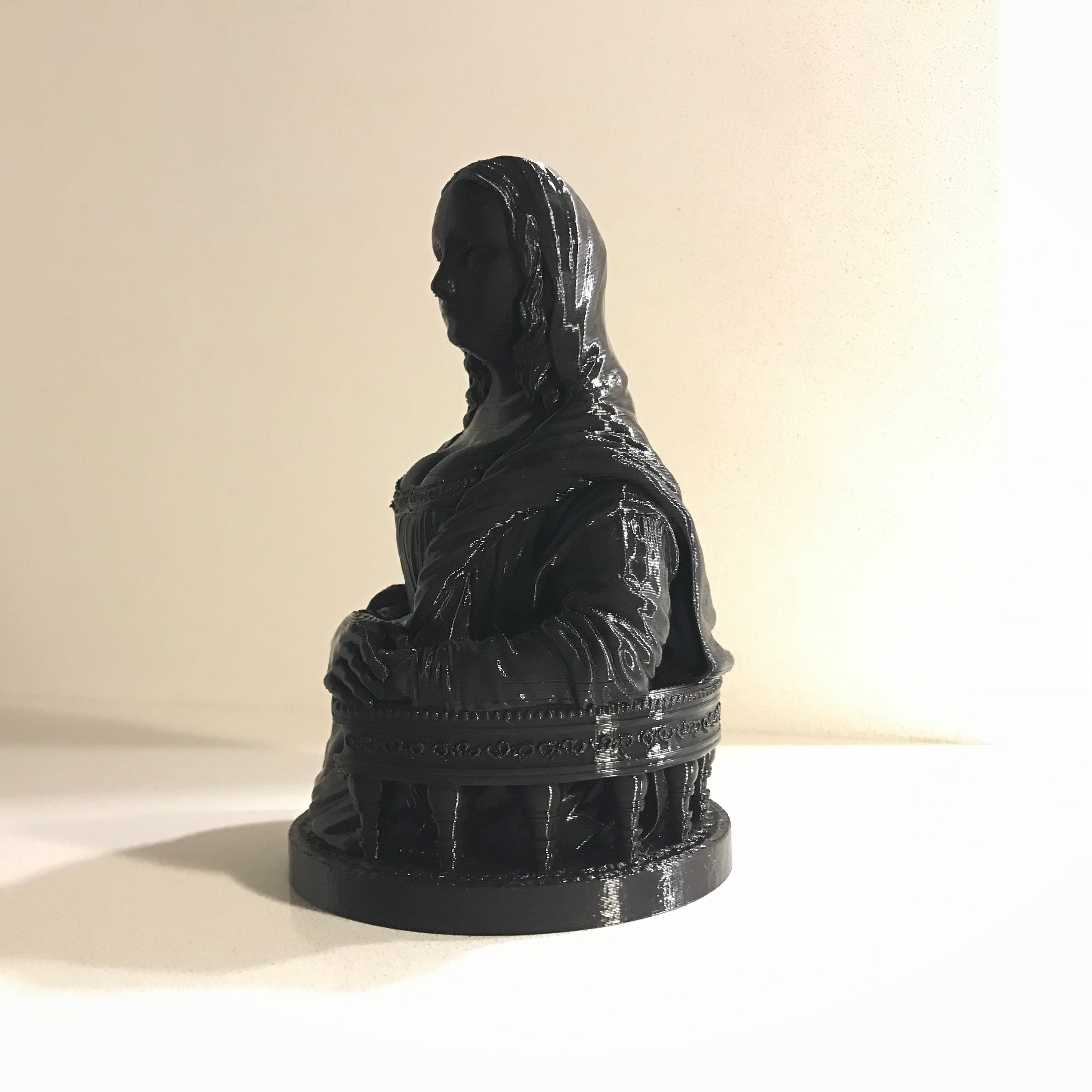 Mona Lisa Statue / Made From Organic PLA Plastic / 3D Printed - Etsy