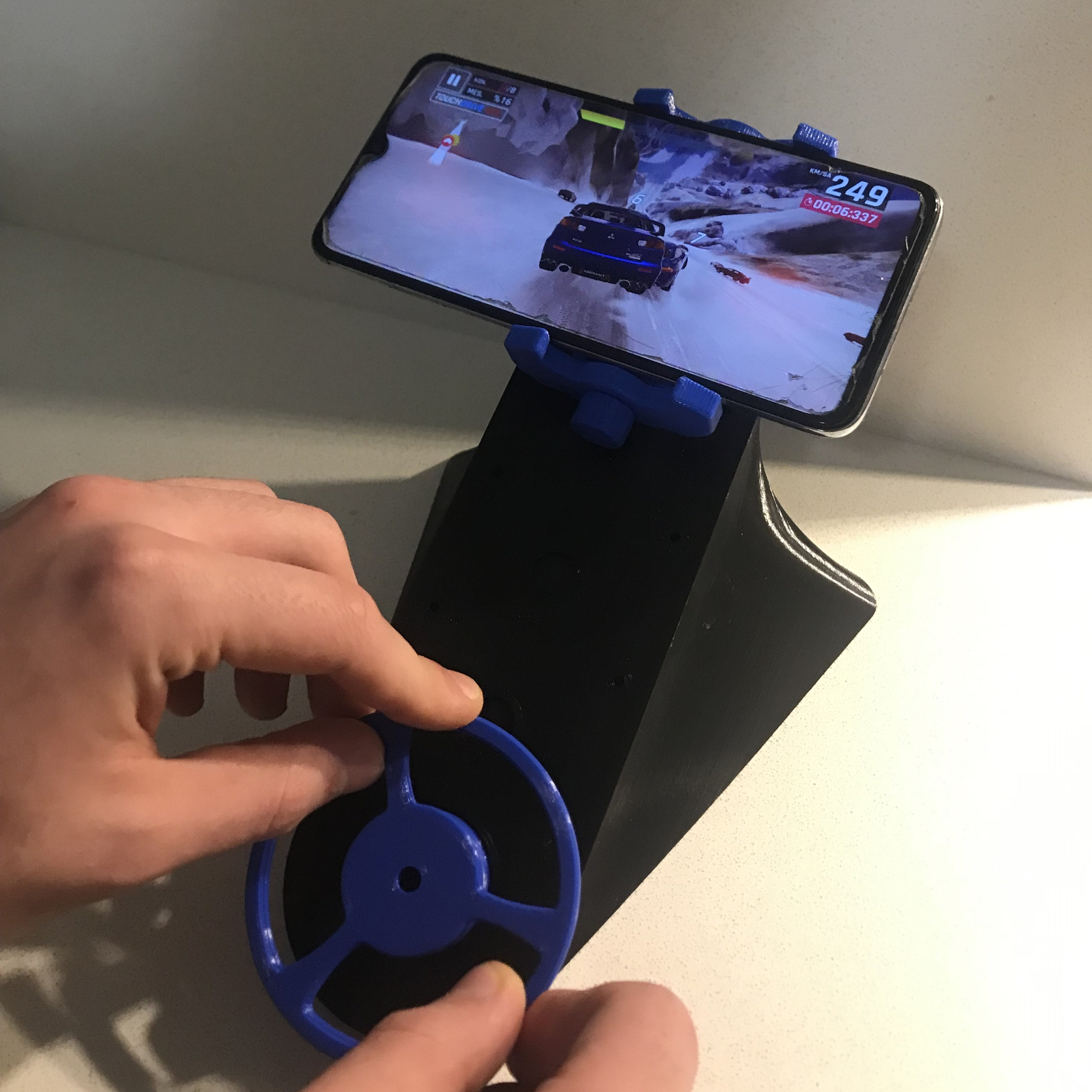Steering Wheel for Phones & Phone Joystick Stand / Made From - Etsy