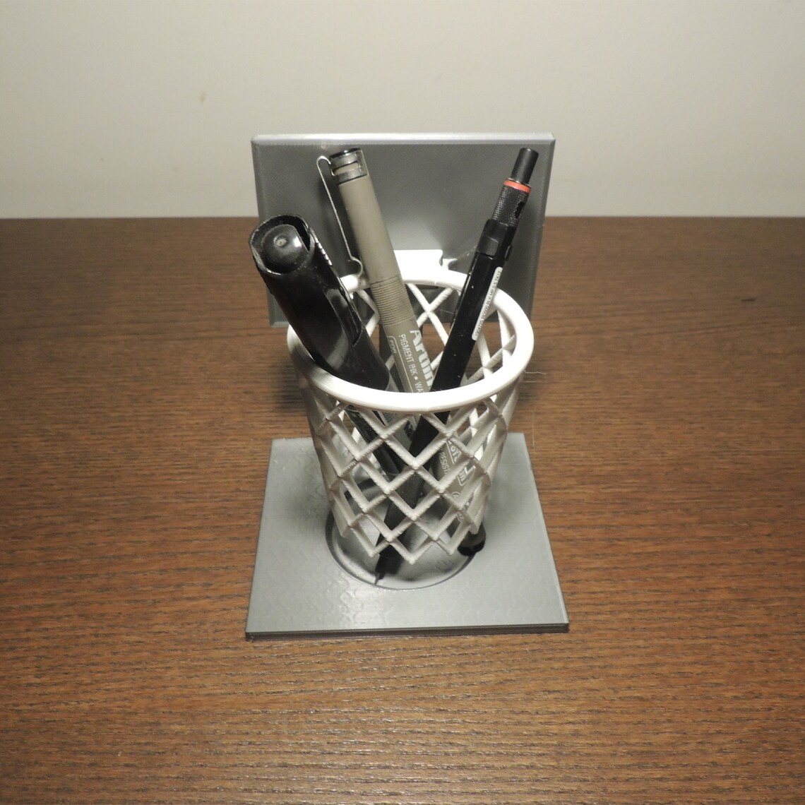 Basketball Hoop & Pen Cup Challenge Pen Holder / Made From Organic PLA ...