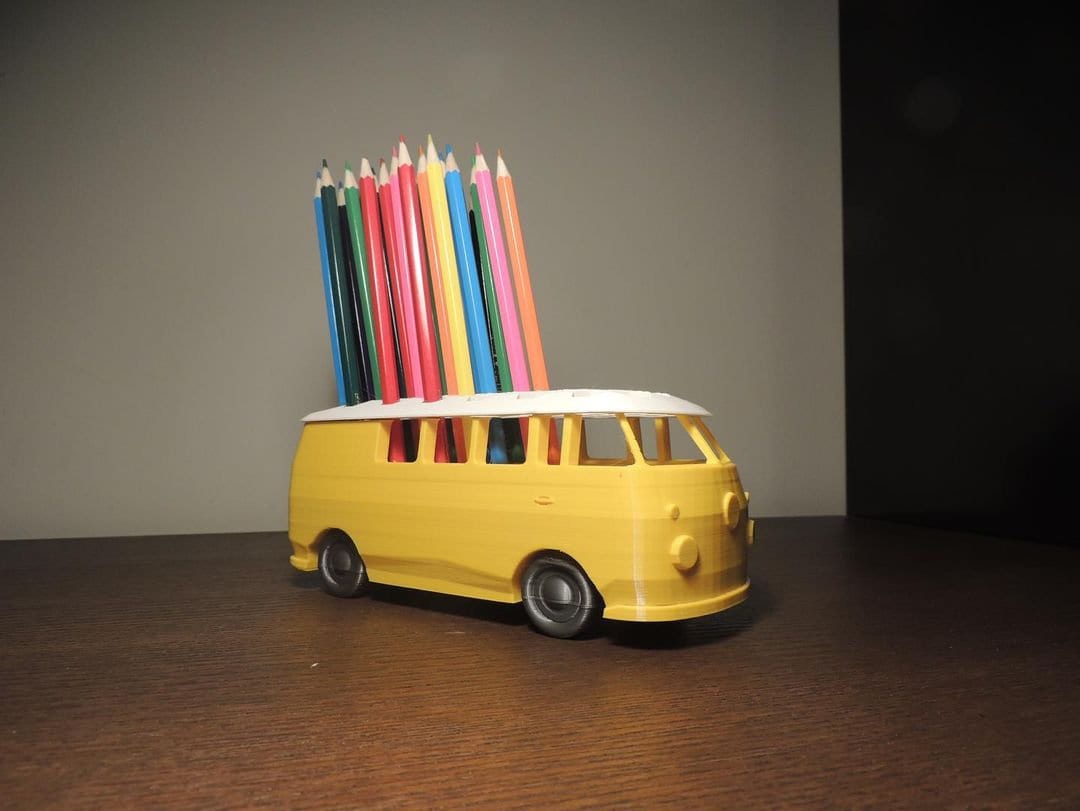 Camper Van Pen Holder / Made From Organic PLA Plastic / 3D Printed - Etsy