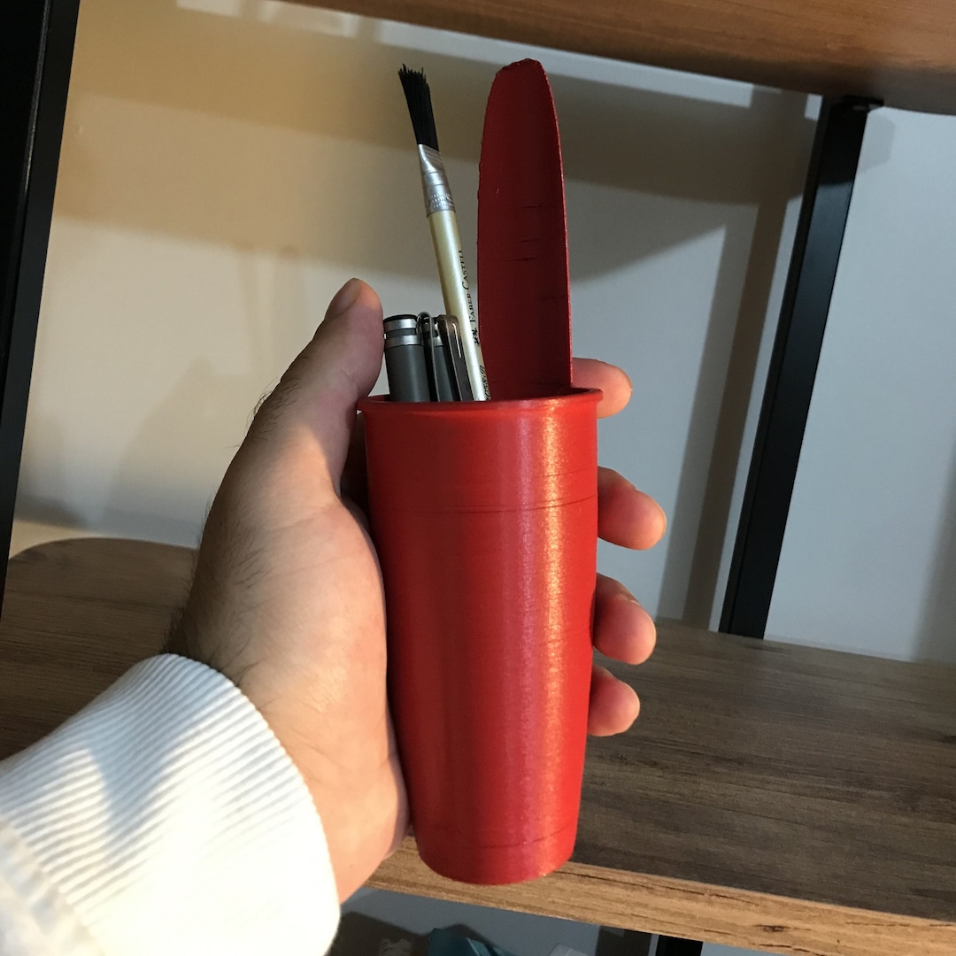 Bic Pen Cap Pen Holder / Made From Organic PLA Plastic / 3D Printed - Etsy