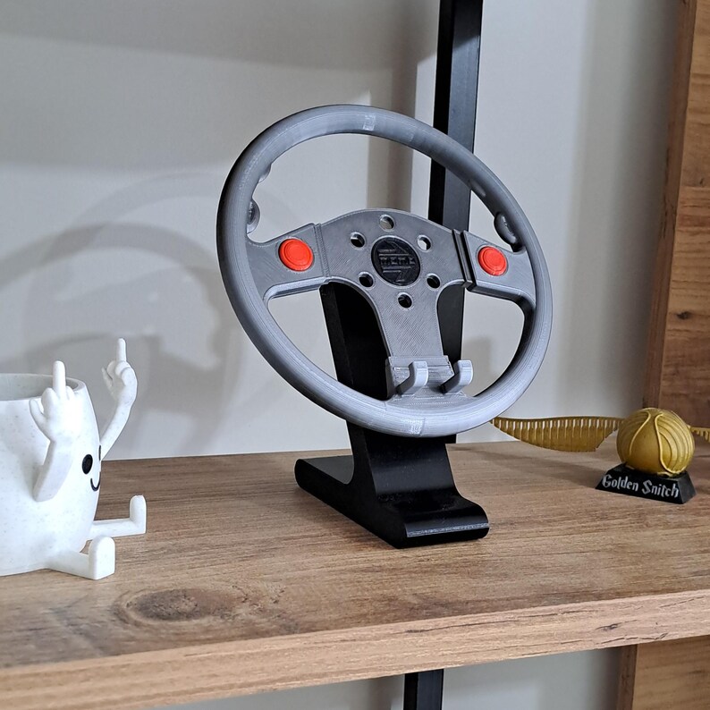 Racing Steering Wheel Phone Holder / Made From Organic PLA Plastic / 3D ...