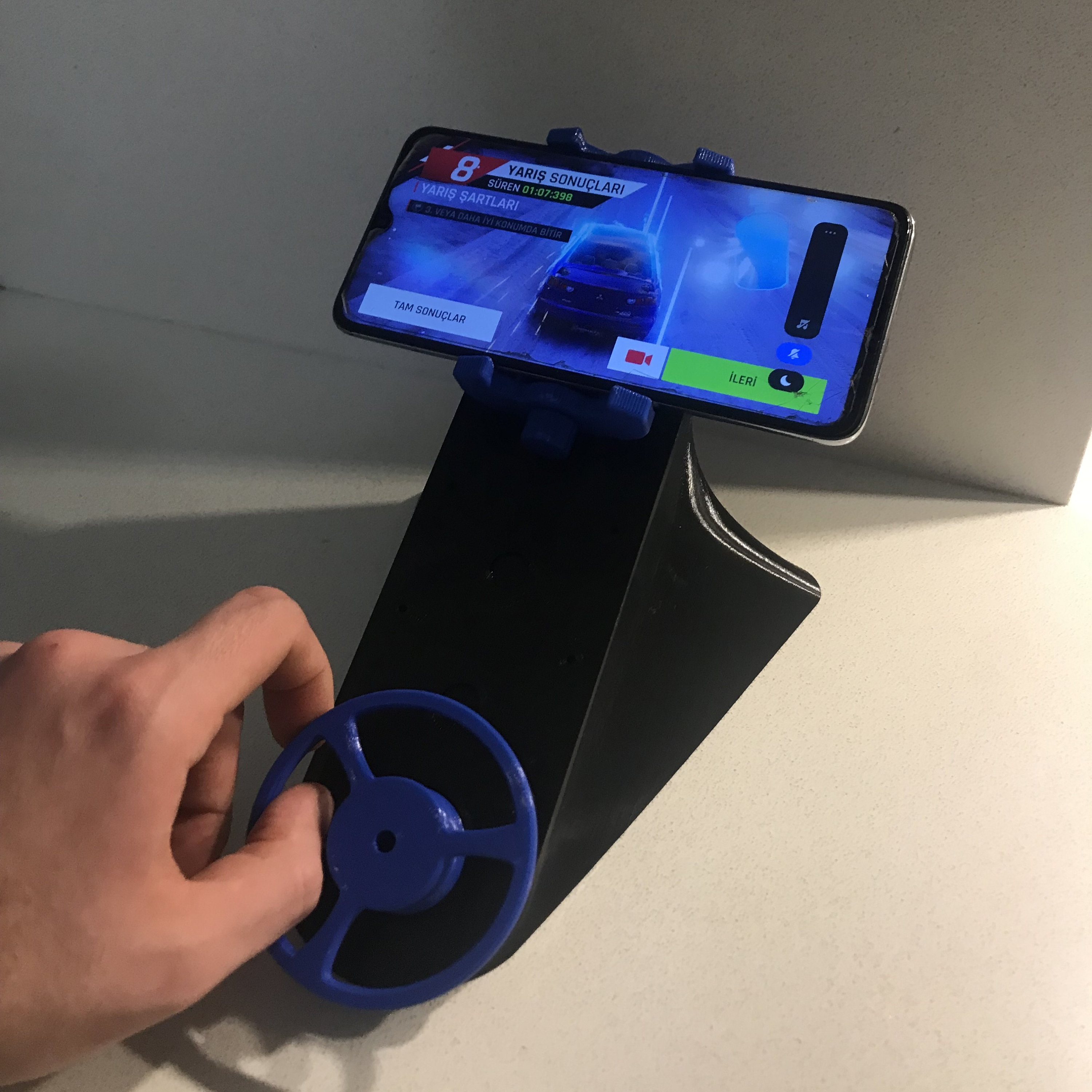 Steering Wheel for Phones & Phone Joystick Stand / Made From - Etsy