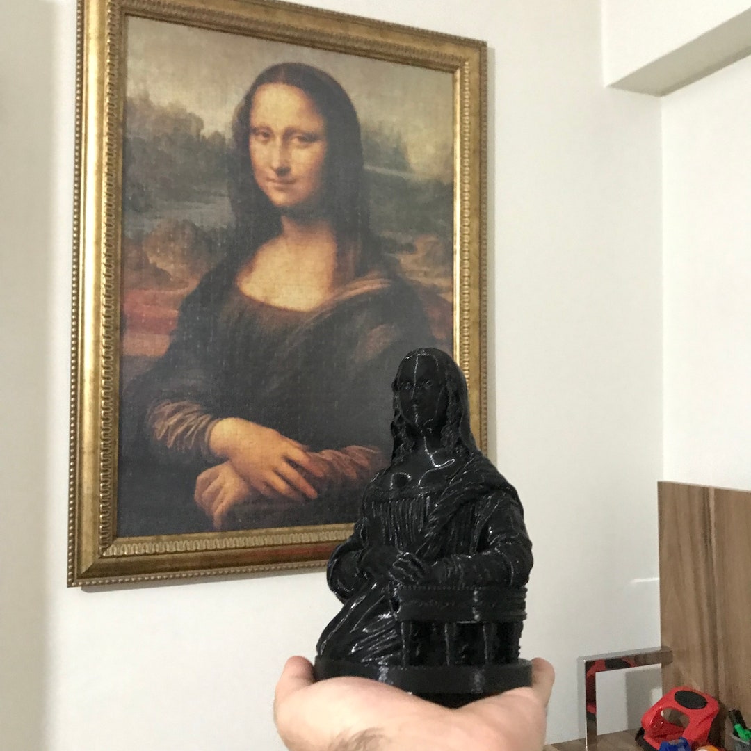 Mona Lisa Statue / Made From Organic PLA Plastic / 3D Printed - Etsy