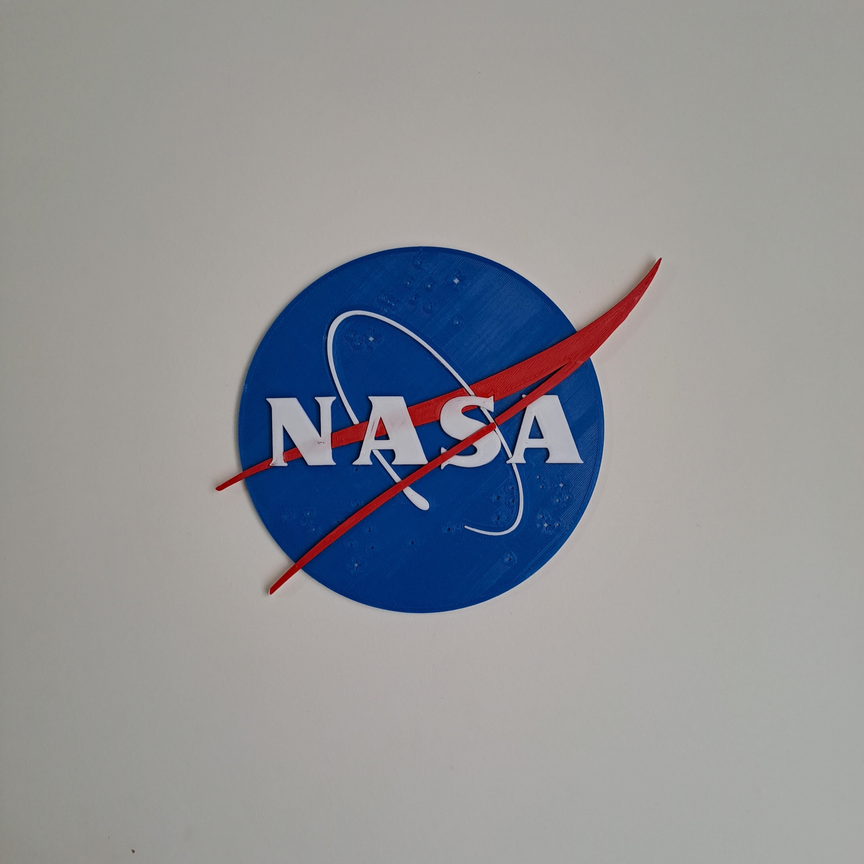 NASA Logo 3D Printed Wall Decor / Made From Organic PLA - Etsy