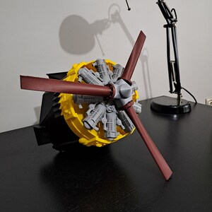 Unique Decorative Airplane-biplane Engine / Made From Organic PLA ...