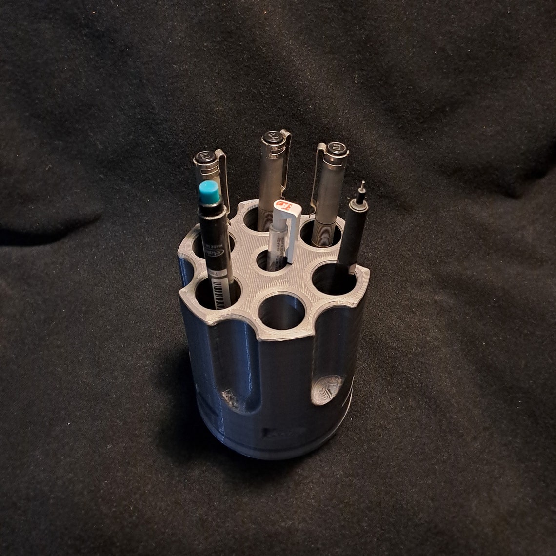 Revolving Around Revolver Pen Holder / Made From Organic PLA Plastic ...