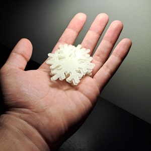 Unique Christmas Decoration: Glowing Snowflake Set Crafted From ...