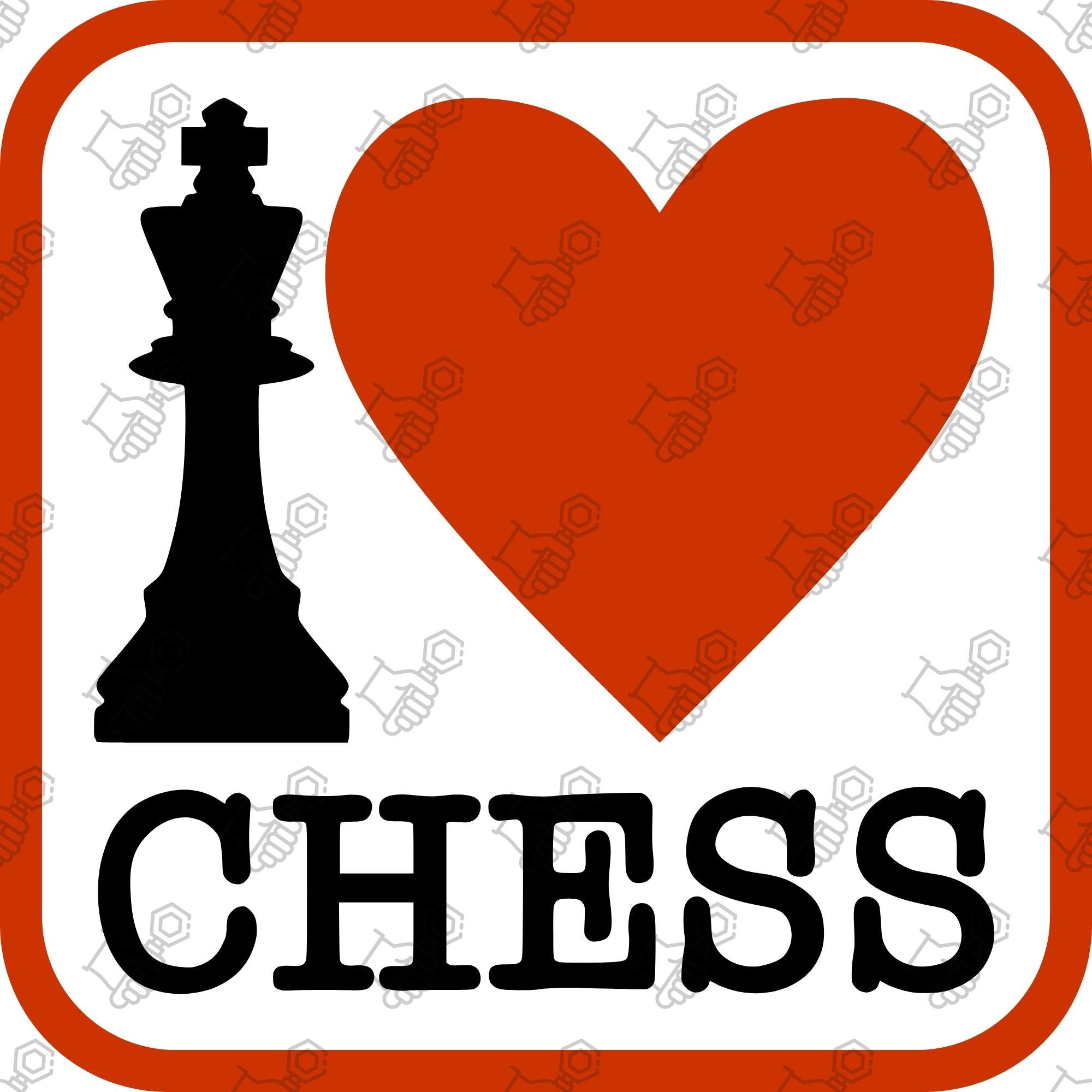 I Love Chess Design SVG, Chess PNG, Chess JPG, Chess Pdf, Chess Digital ...