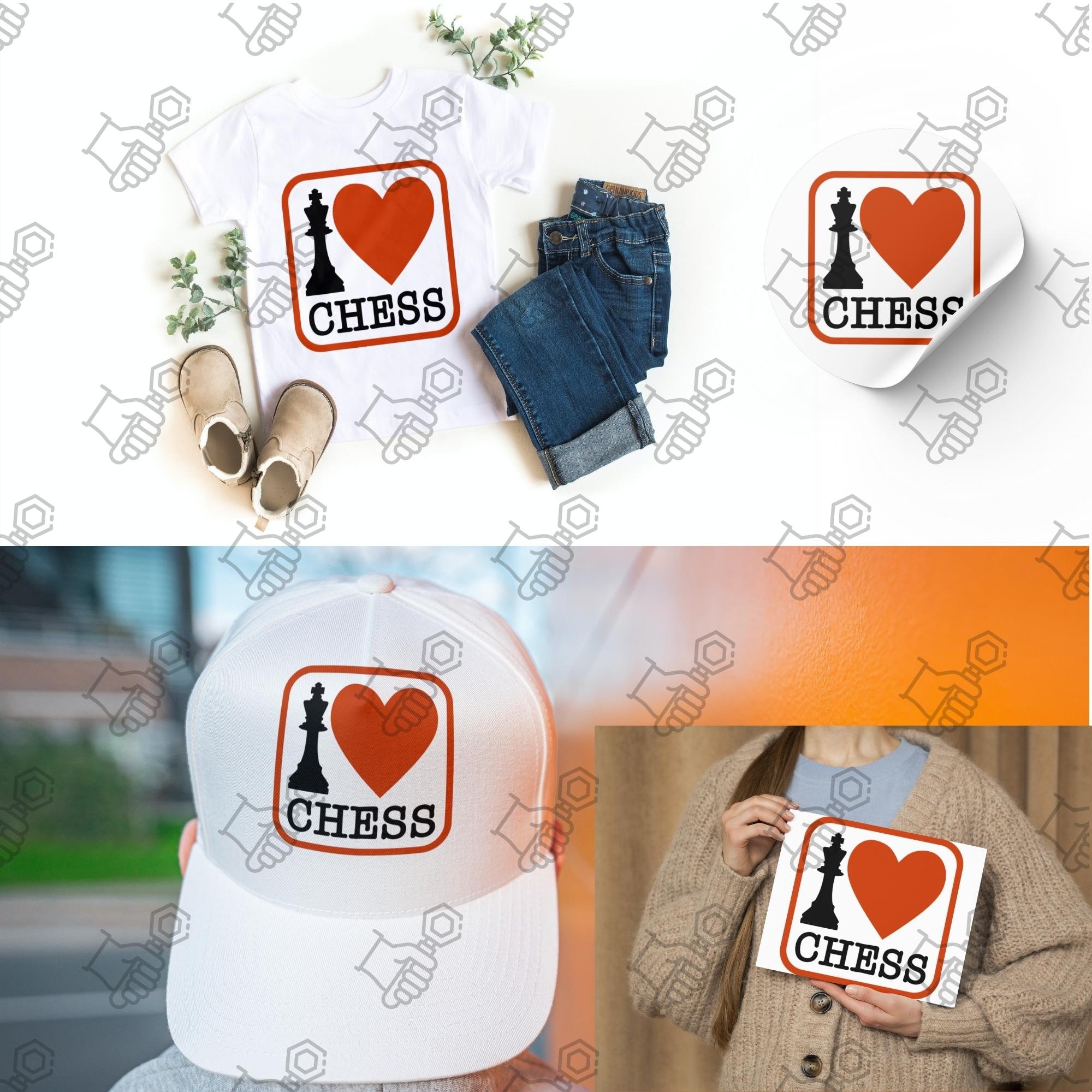 I Love Chess Design SVG, Chess PNG, Chess JPG, Chess Pdf, Chess Digital ...