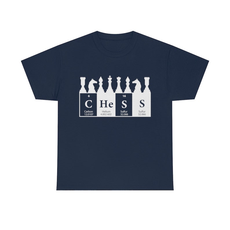 Chess Periodic Table Elements Shirt Cool Chess Gifts - Etsy