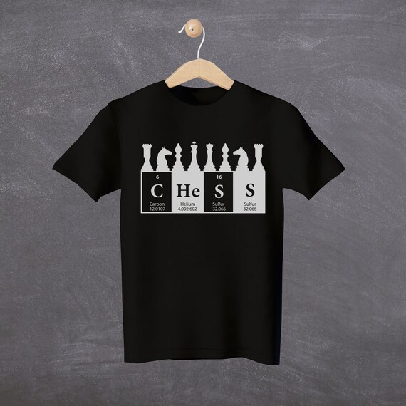 Chess Periodic Table Elements Shirt Cool Chess Gifts - Etsy