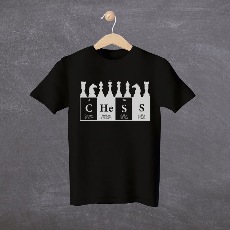 Chess Periodic Table Elements Shirt Cool Chess Gifts - Etsy