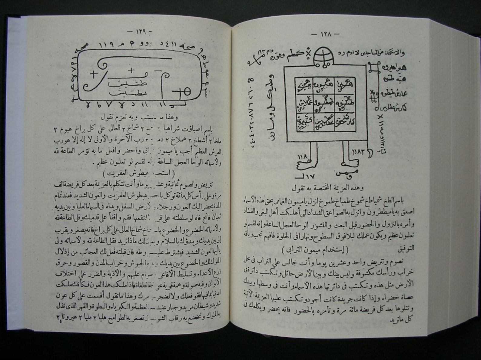 Facsimile Kenzu'z Zeheb Arabic Islam Islamic Magic Magical Charm Occult ...