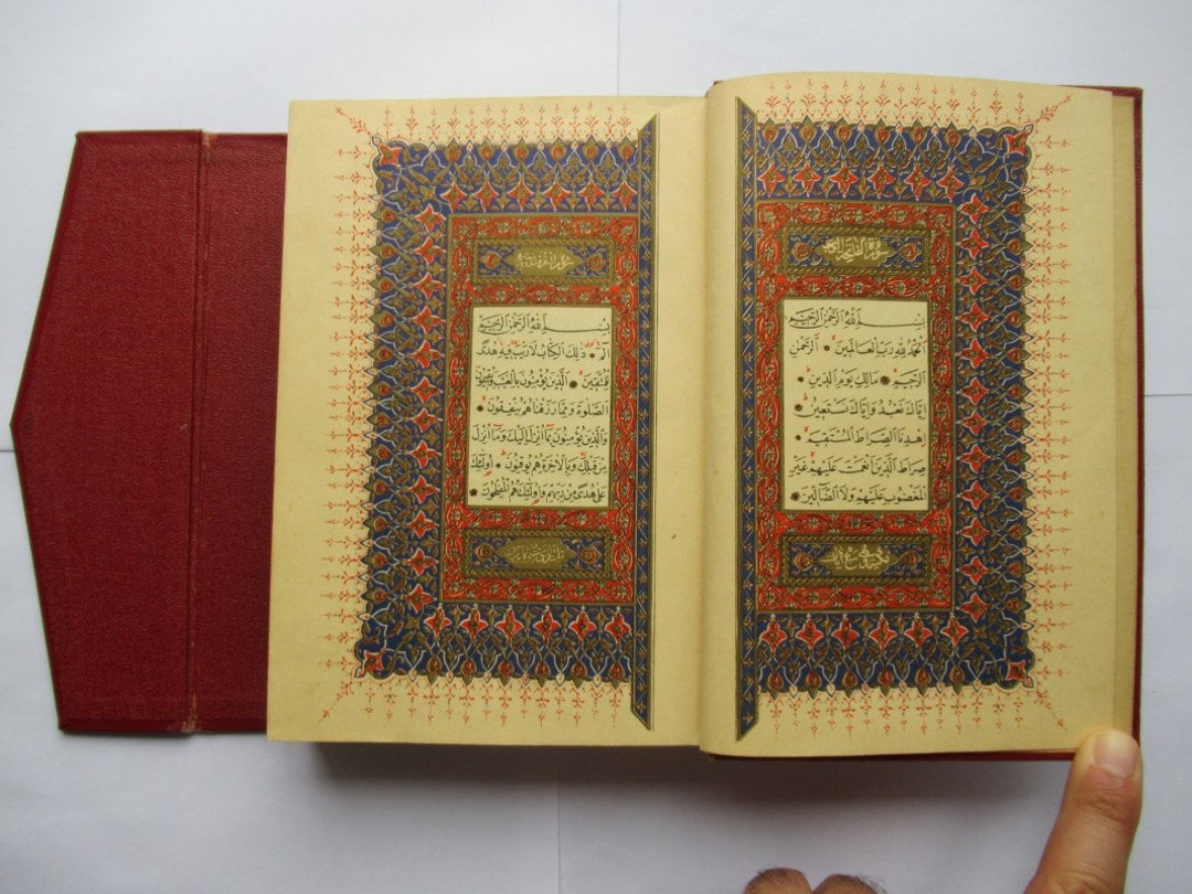 Quran Ottoman Turkish Arabic Islamic Old Printed Quran Koran Kareem ...