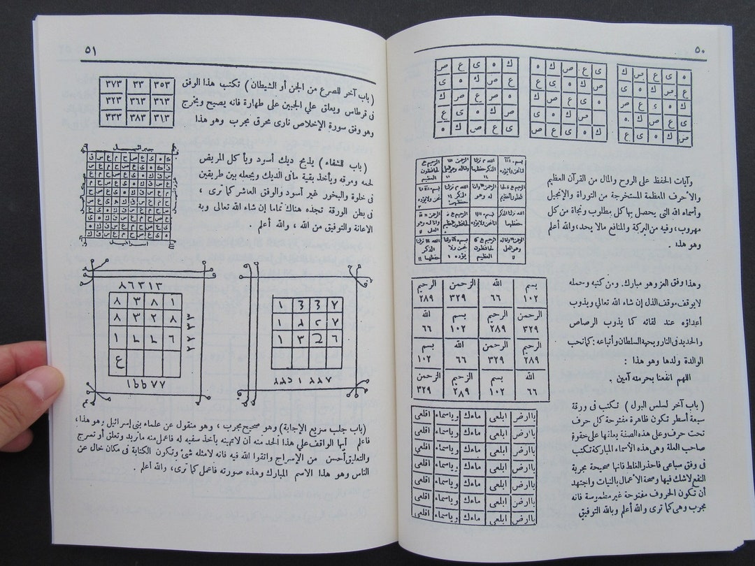 Facsimile Islamic Islam Arabic Magic Spell Magical Charm Havass ...