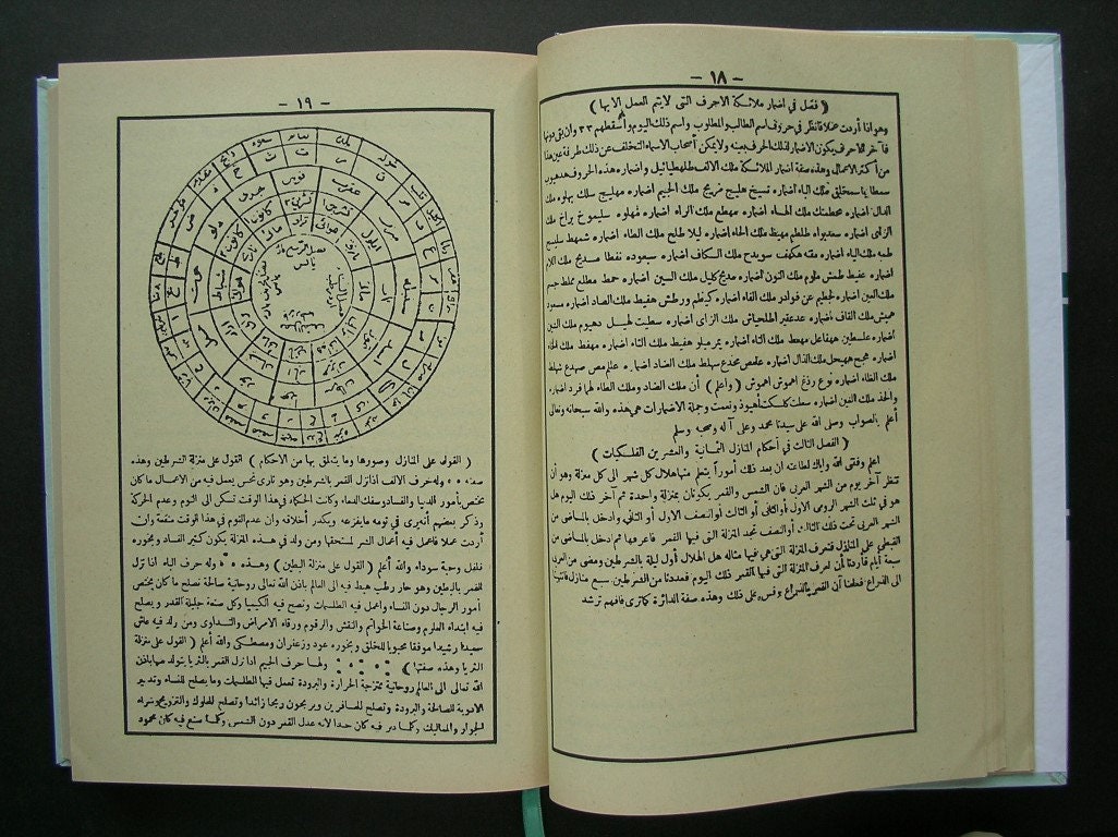 Facsimile Shams Al Maarıf Islam Islamic Arabic Magic Magical Charm ...