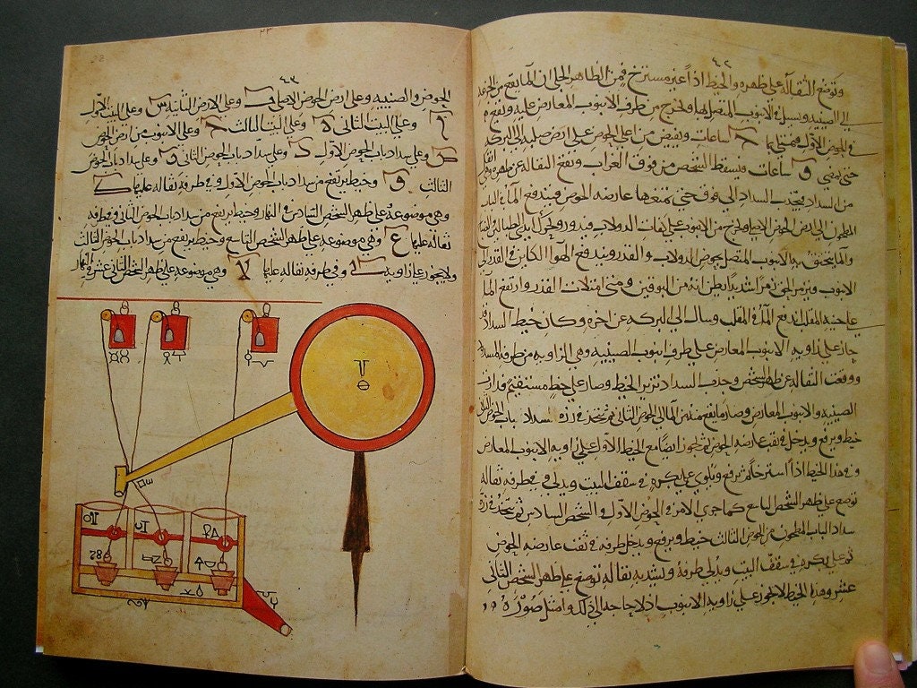 The Book of Knowledge of Ingenious Mechanical Devices Al-razzaz Al ...