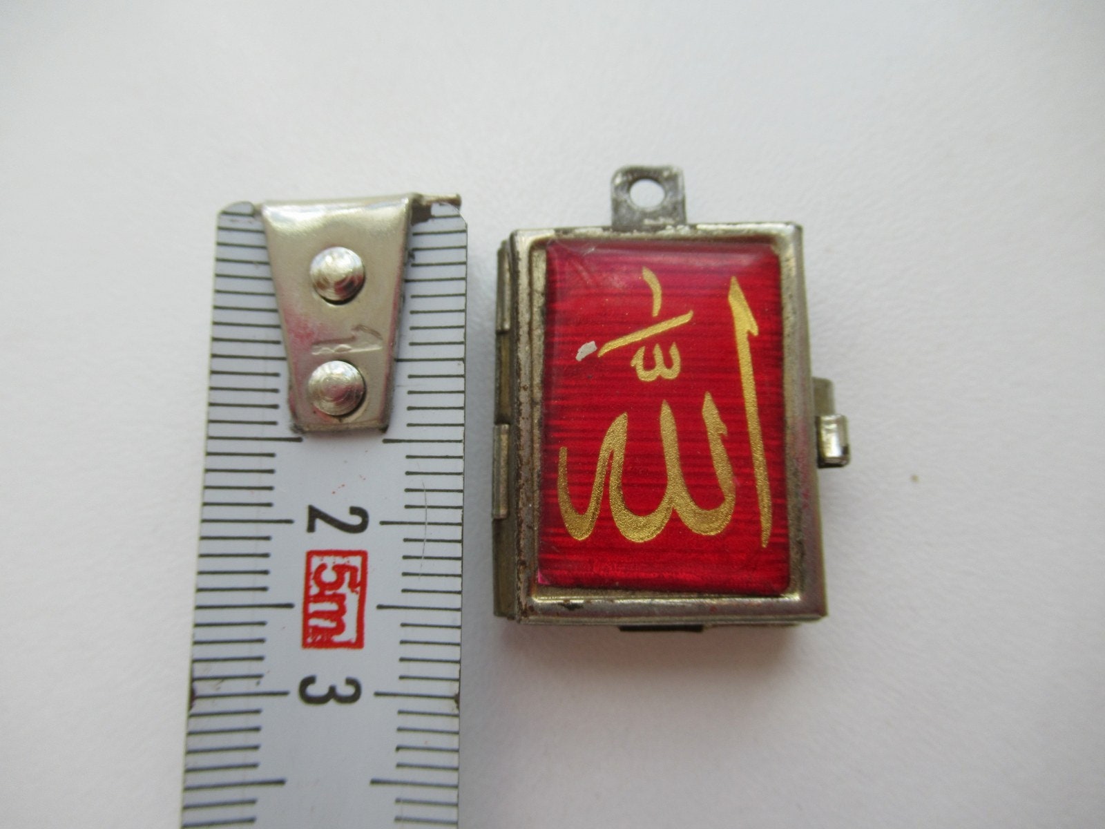 Quran Box Old Small Miniature Koran Mushaf Serif's Islamic Metal Box ...