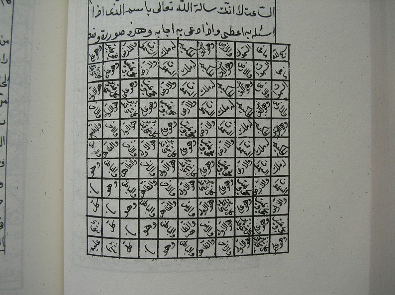 Facsimile Kenzu'z Zeheb Arabic Islam Islamic Magic Magical Charm Occult ...