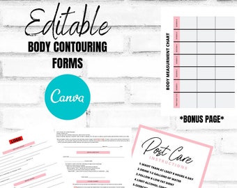 Body Contouring Consent Form - Etsy