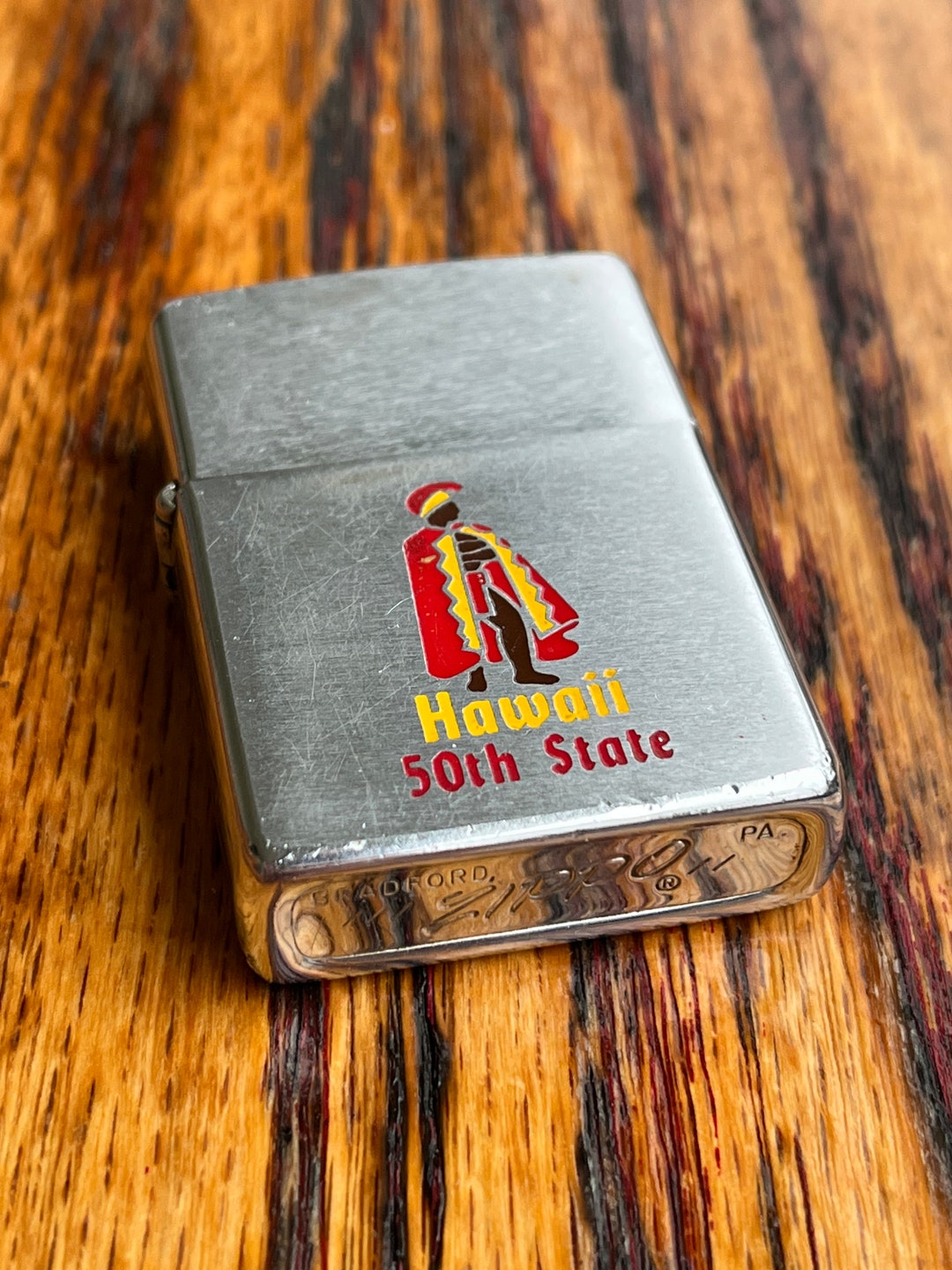 Vintage Zippo Hawaii 50th State Themed Lighter Excellent - Etsy