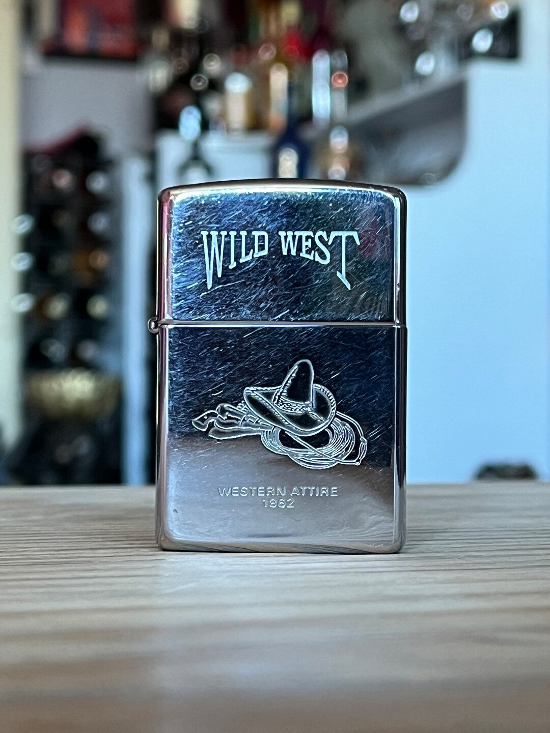 Vintage Chrome Zippo Wild West Western Attire Themed Lighter - Etsy