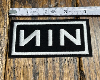 NIN Nine Inch Nails Alternative Rock Band Music Trent Reznor Logo Iron ...