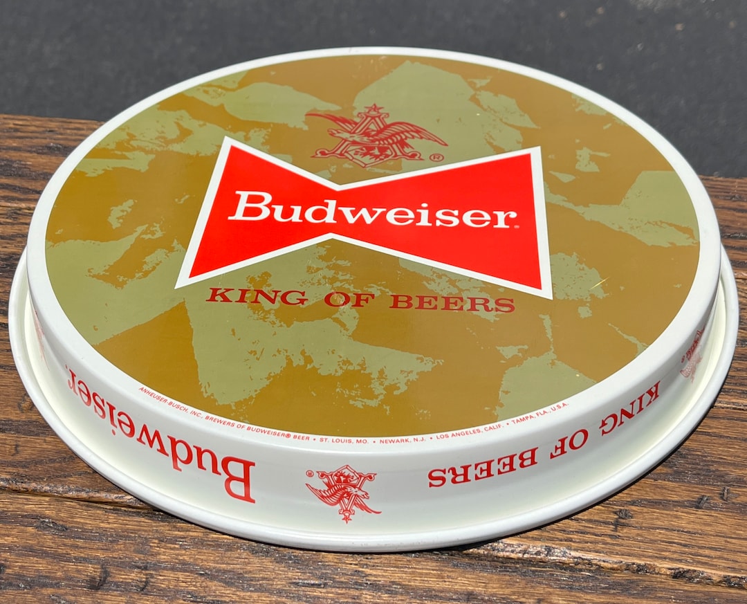 Vintage Budweiser Beer Tray - Etsy