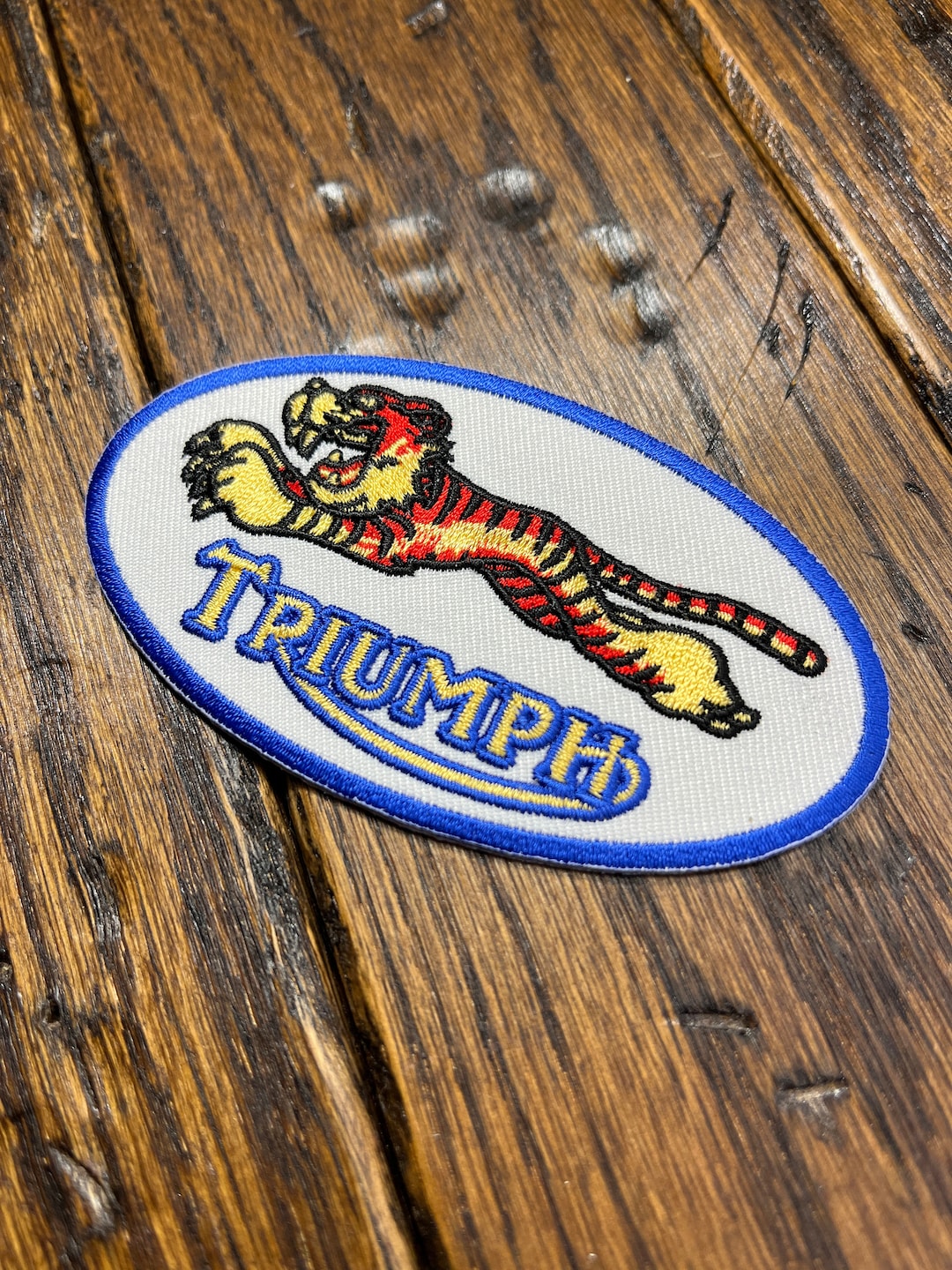 Triumph Tiger Patch - Etsy