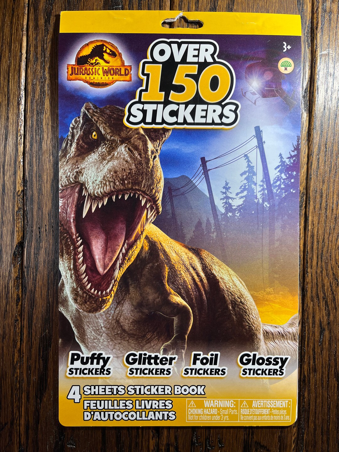 Jurassic Park Jurassic World Sticker Book - Etsy