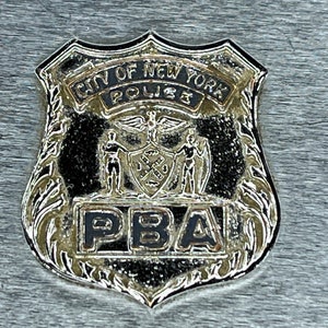 Vintage NYPD PBA Badge Chrome Lighter - Etsy