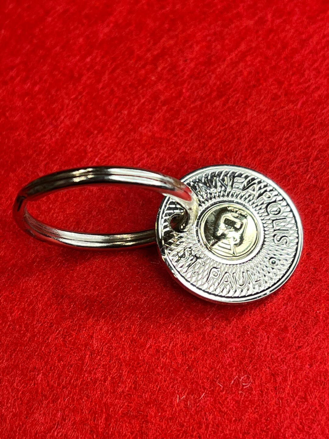 Vintage Minneapolis St. Paul Transit Token Keychain - Etsy