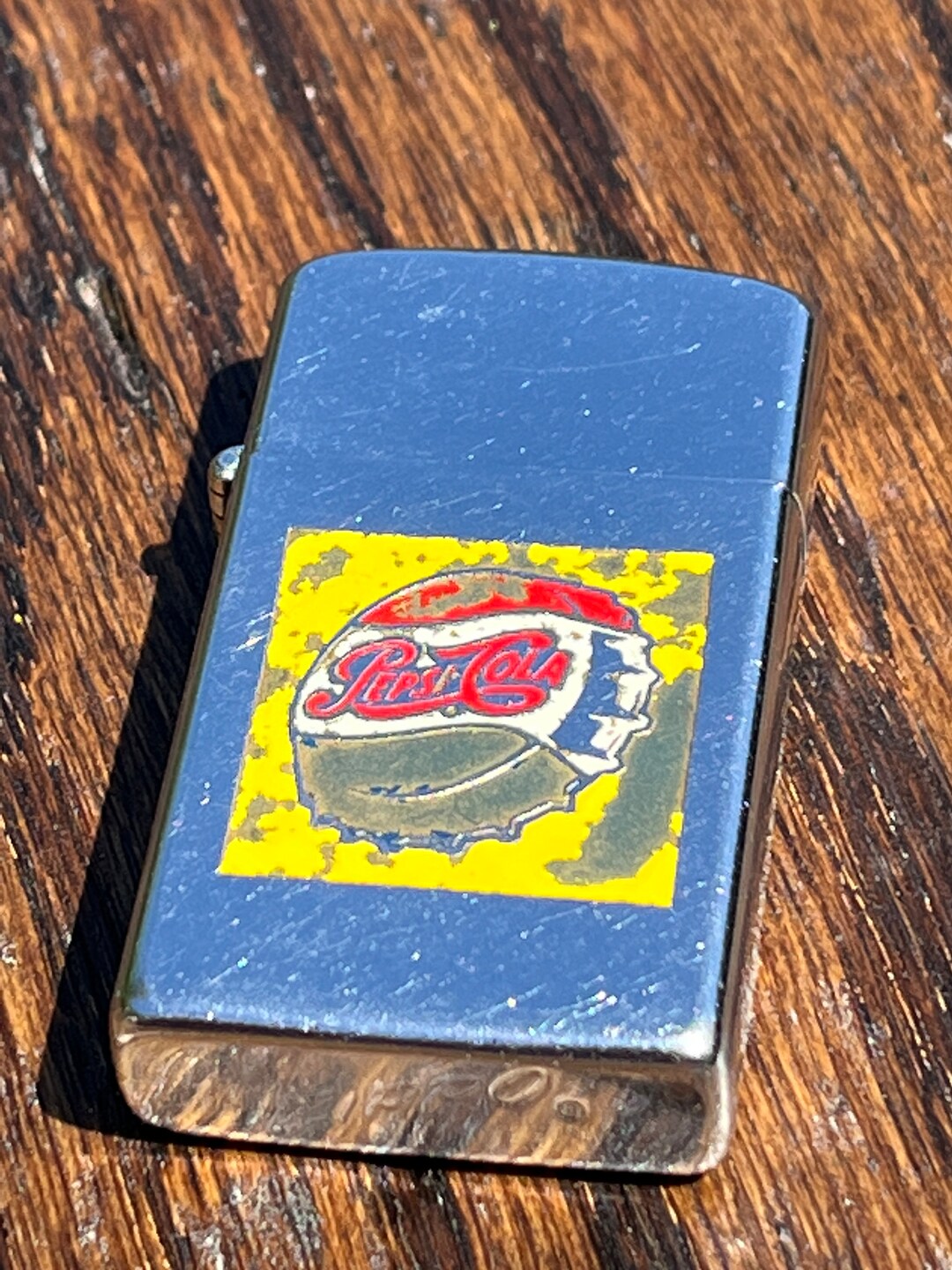 Vintage Pepsi-cola Zippo Chrome Lighter - Etsy