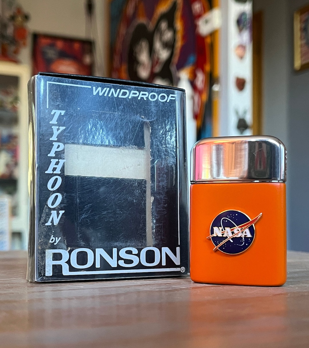 Vintage Ronson Typhoon NASA Lighter W/original Box 1960's - Etsy