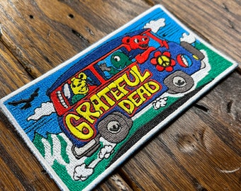 Grateful Dead Embroidered Patch - Etsy