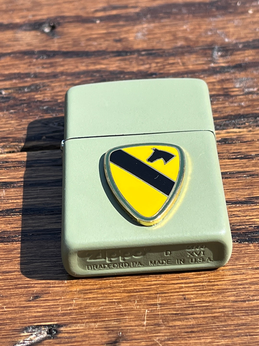 US Army 1st Cavalry Division Themed Vintage Zippo - Etsy