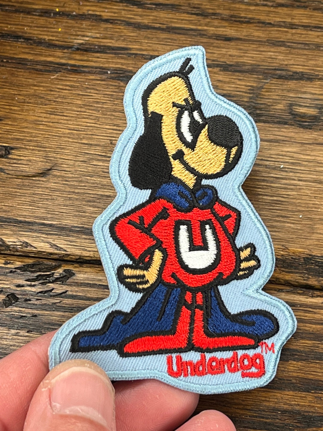 Underdog Superhero Patch - Etsy