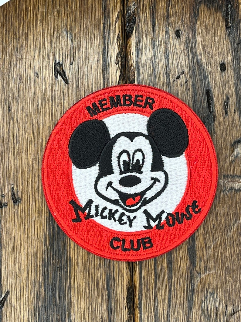 Vintage Mickey Mouse Club Member Patch - Etsy