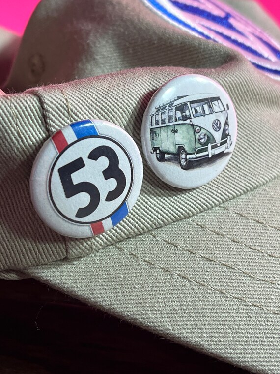 Volkswagen Hat w/Cool VW Buttons - Gem