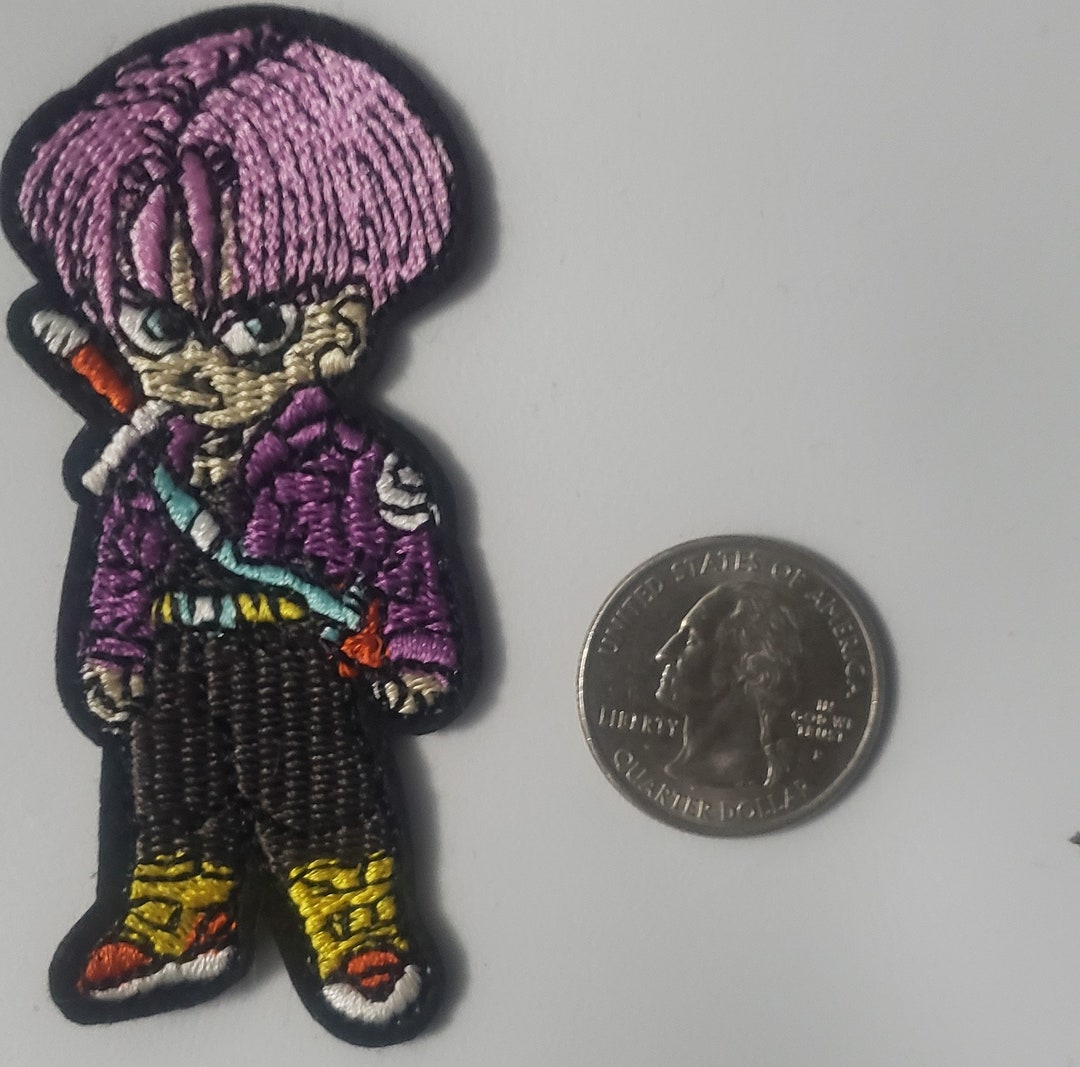 DBZ Trunks Patch Iron on Dragon Ball Anime Fighting Character - Etsy